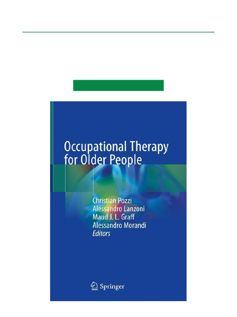 Occupational Therapy For Older People, 1st Edition Scribd Download | PDF | Occupational Therapy ...