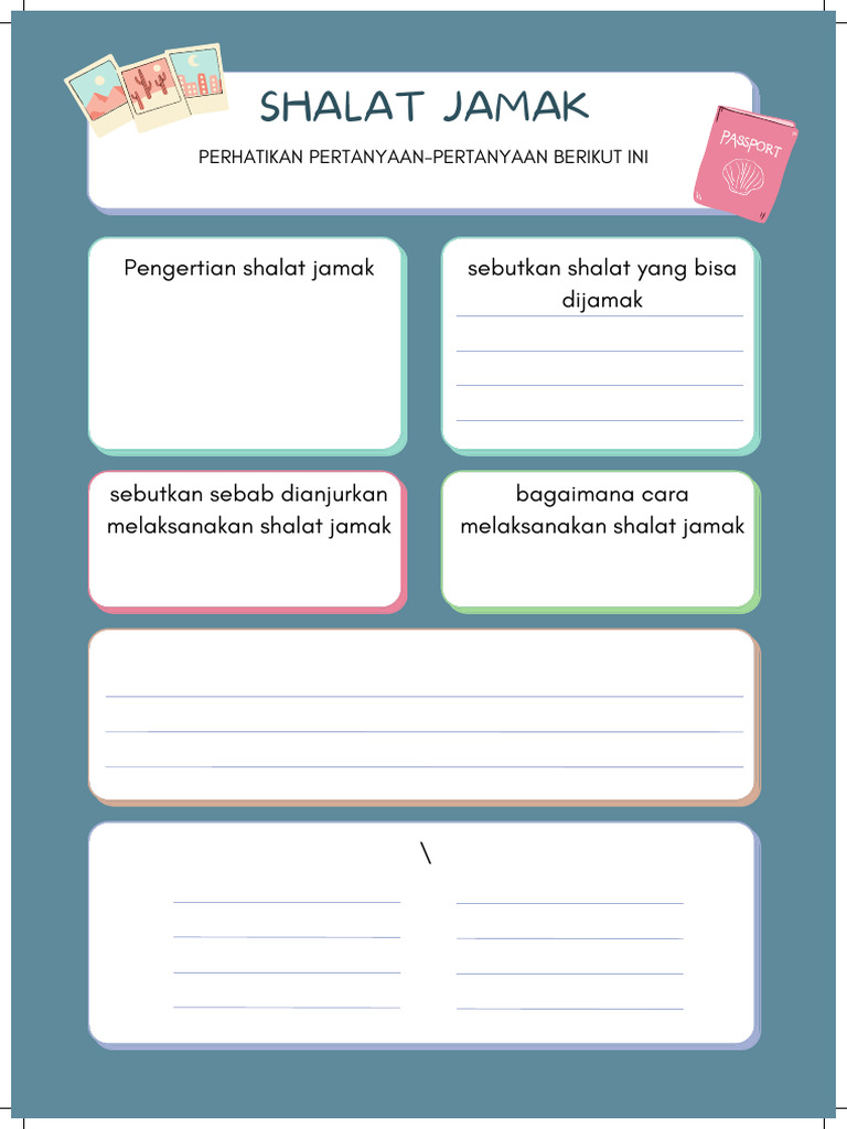 Panduan Shalat Jamak dan Qasar | PDF