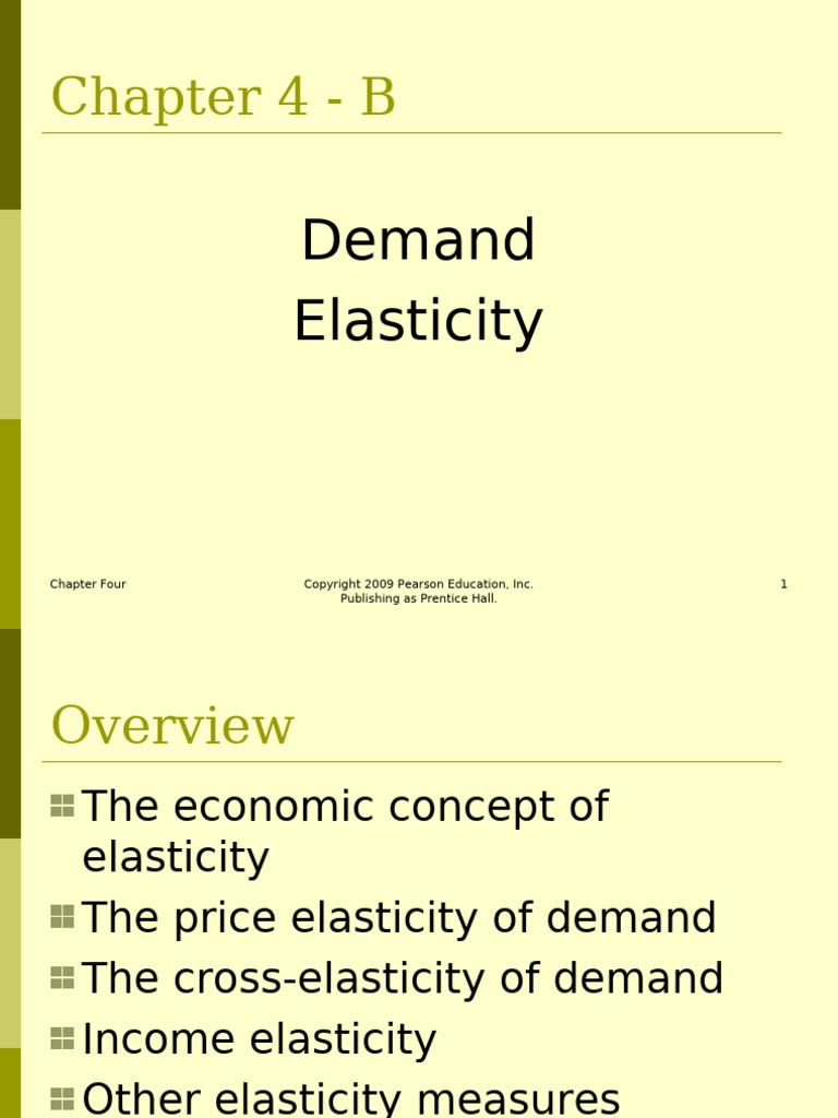 Understanding Demand Elasticity Concepts | PDF | Elasticity (Economics ...