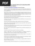 Full Transcript Taylor Swift Speech | PDF