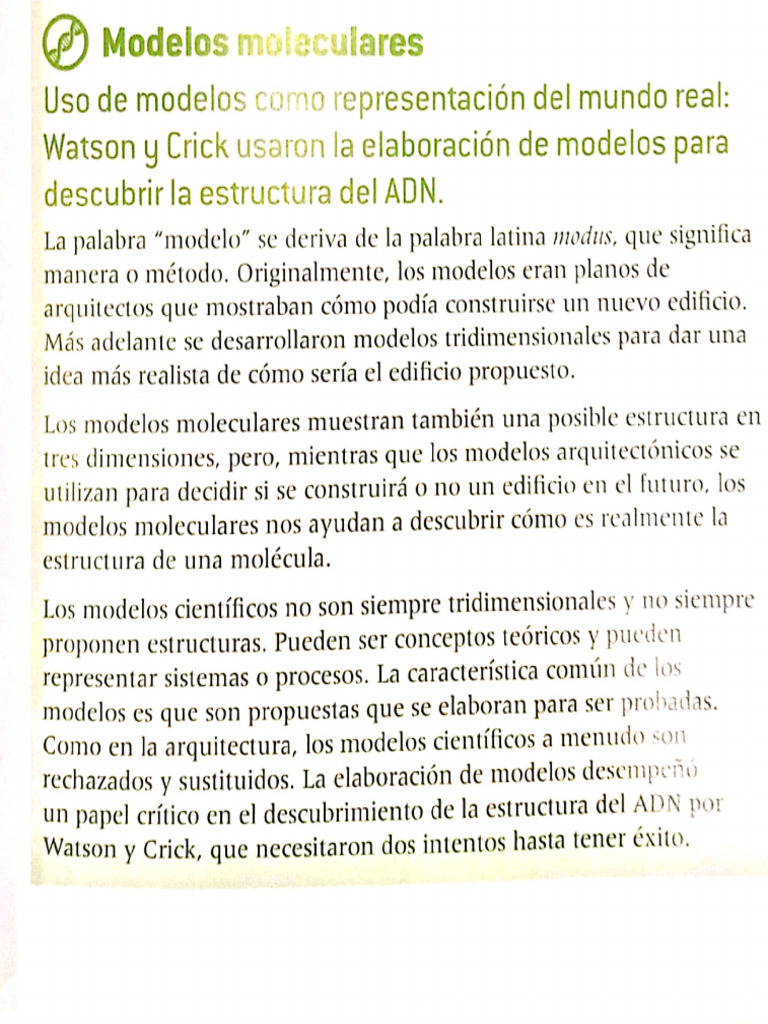 Modelos de La Estructura Del ADN de Watson y Crick | PDF