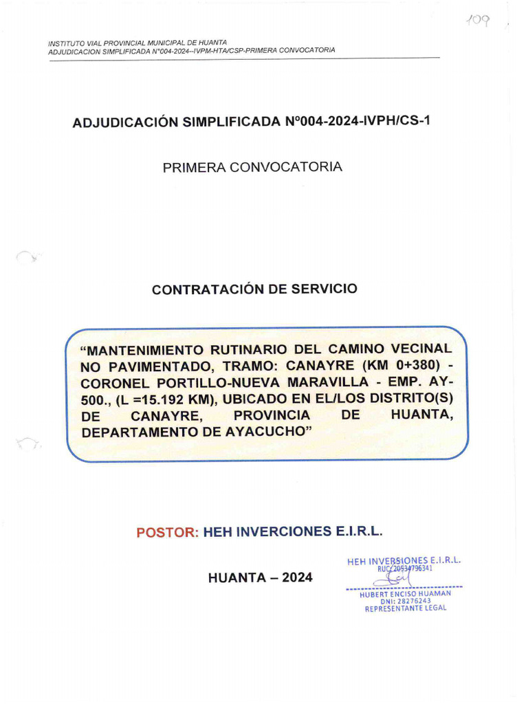 As04 Canayreheh Inversiones Eirl | PDF