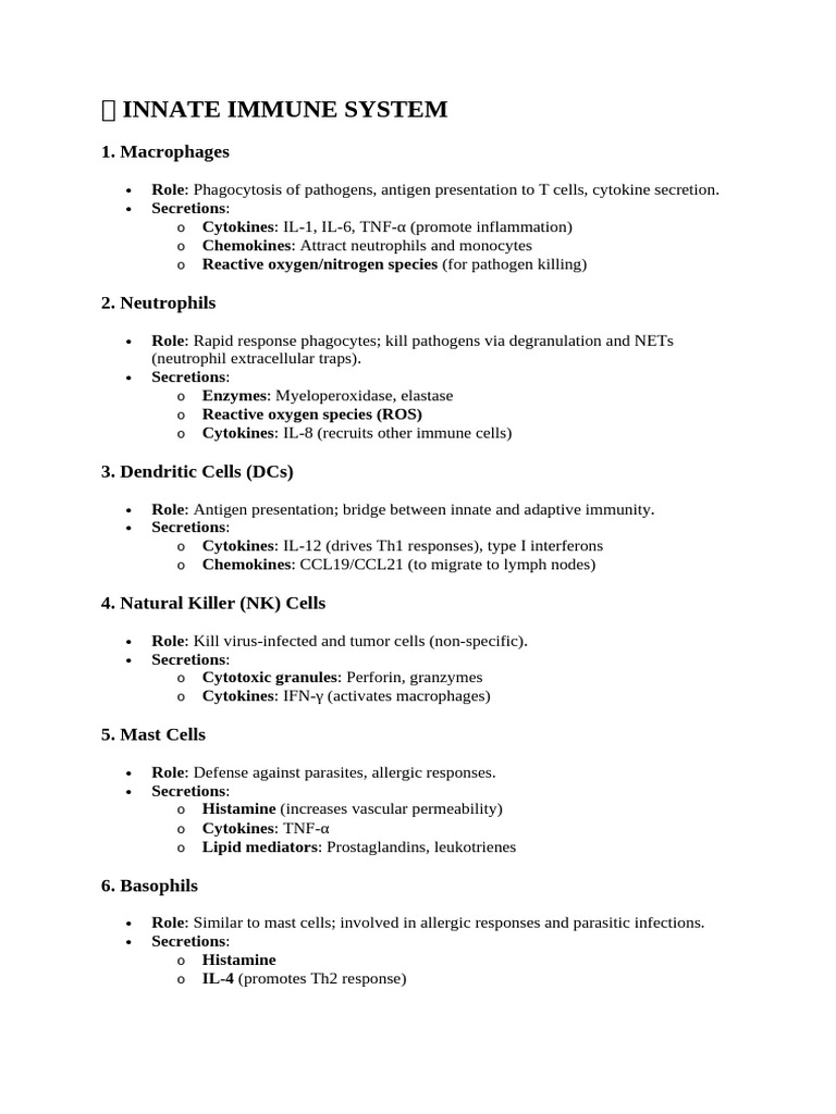 ? Innate and Adaptive Immune System | PDF | Immune System | Innate ...