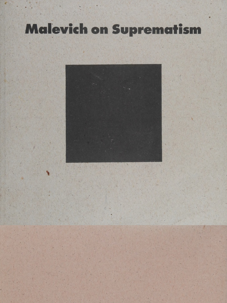 Malevich On Suprematism - Six Essays - 1915 To 1926 - Malevich, Kazimir ...