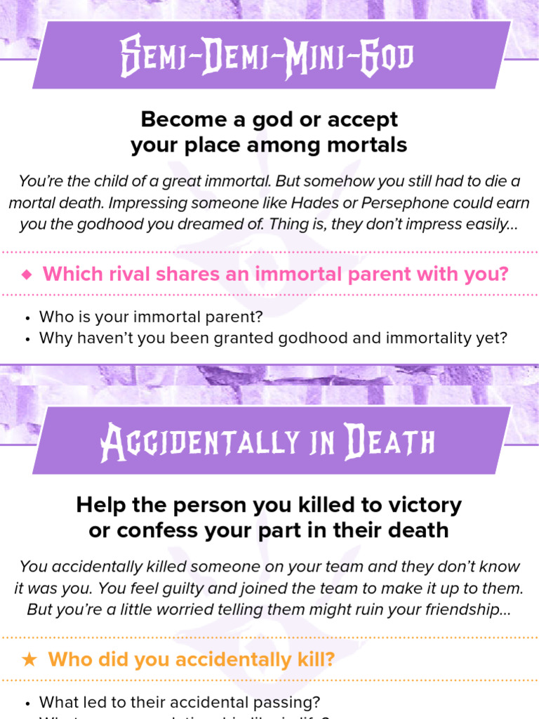 Hades Traits for Semi-Demi-Mini-Gods | PDF | Hades