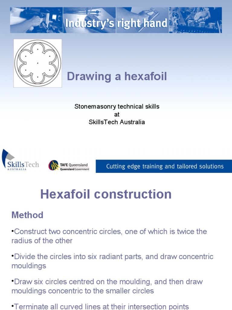Drawing A Hexafoil: Stonemasonry Technical Skills at Skillstech ...