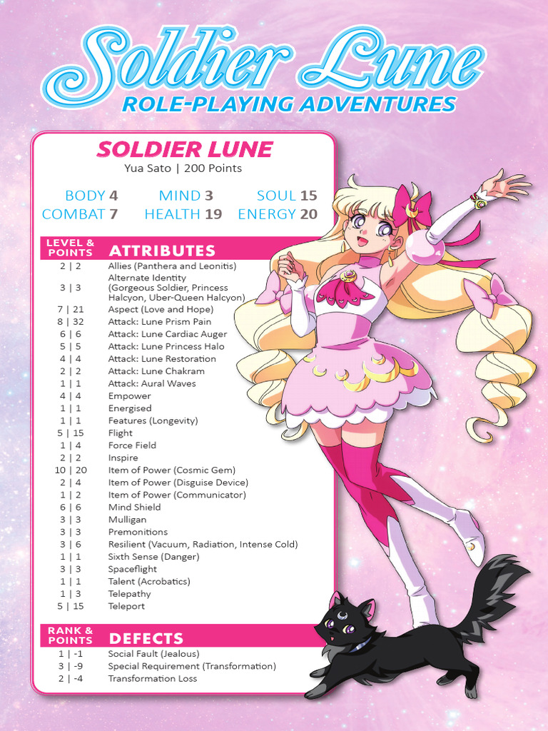 Soldier Lune RPG Character Guide | PDF | Physical Phenomena | Nature