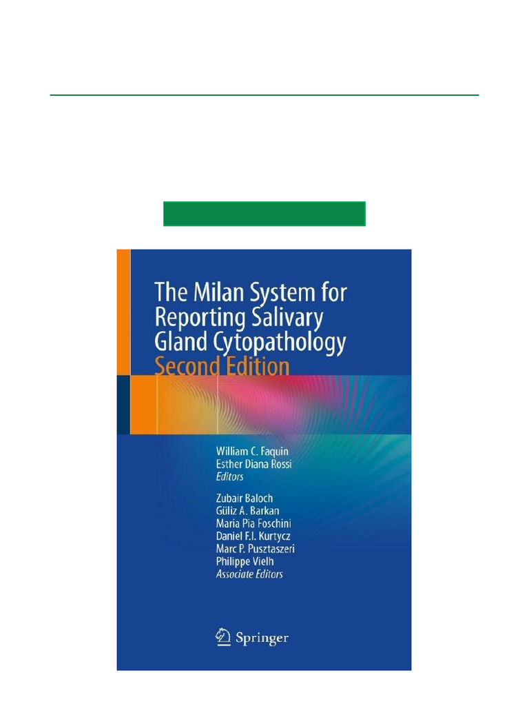 The Milan System For Reporting Salivary Gland Cytopathology - 2nd ...