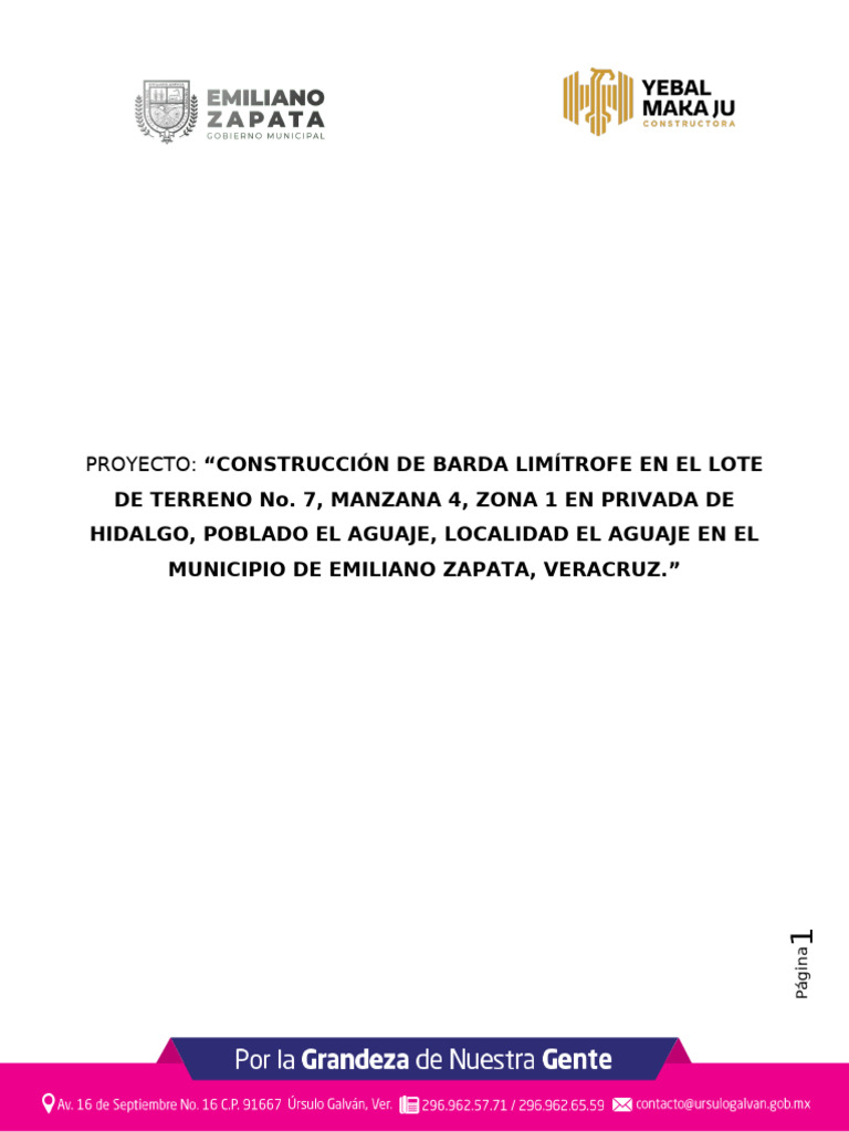 Memoria Descriptiva Barda Limítrofe | PDF | Clima | Precipitación