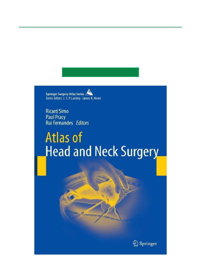 Atlas of Head and Neck Surgery Full PDF Download | PDF