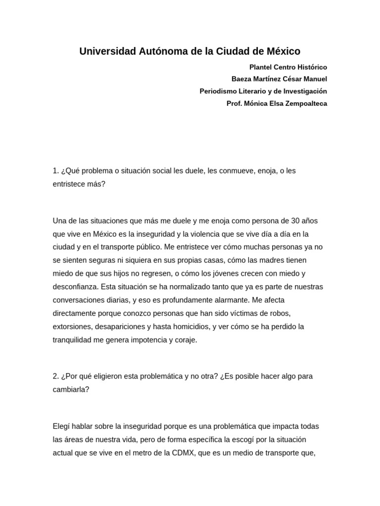 Me Duele Que... Cesar Baeza | PDF | Vigilancia | Valores
