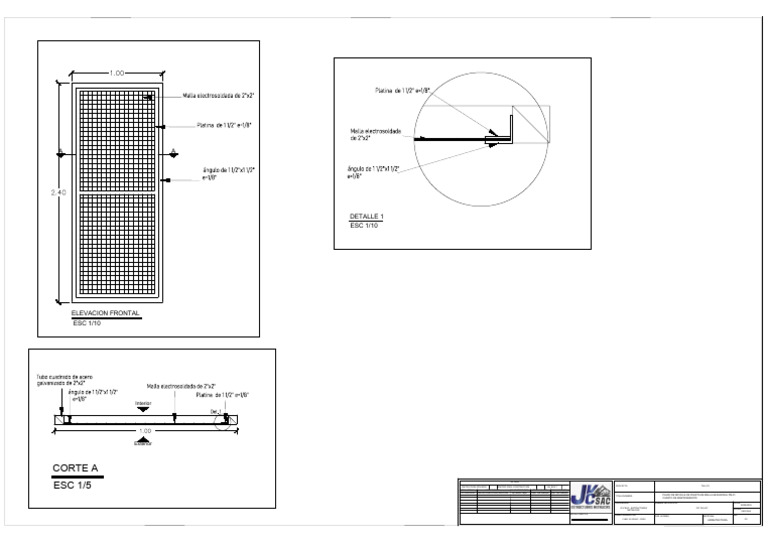 Puerta Metalica PM 01 Layout1 | PDF