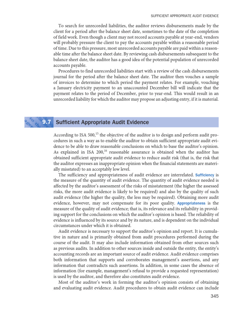 Hayes Principles of Auditing 3rd Ed-368-378 | PDF | Audit | Business