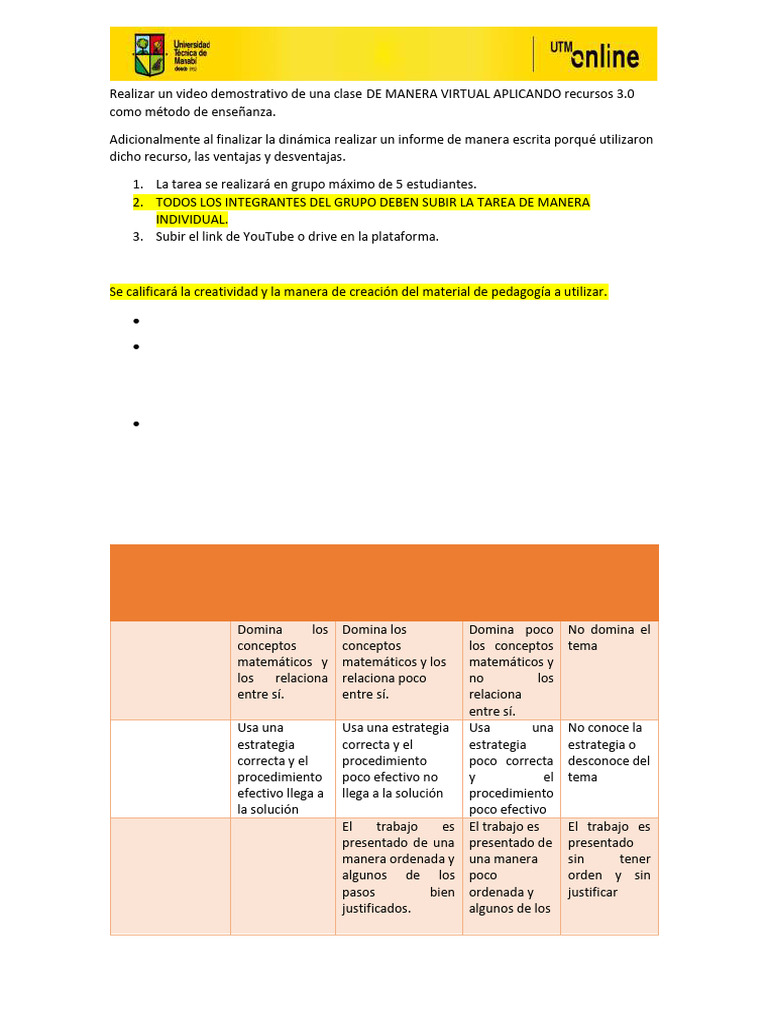 Acti #3 Trab Equip Tema1 A | PDF | Aprendizaje