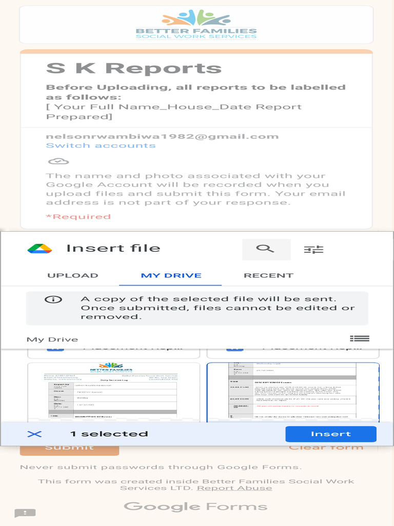 SK Report Submission Guidelines | PDF