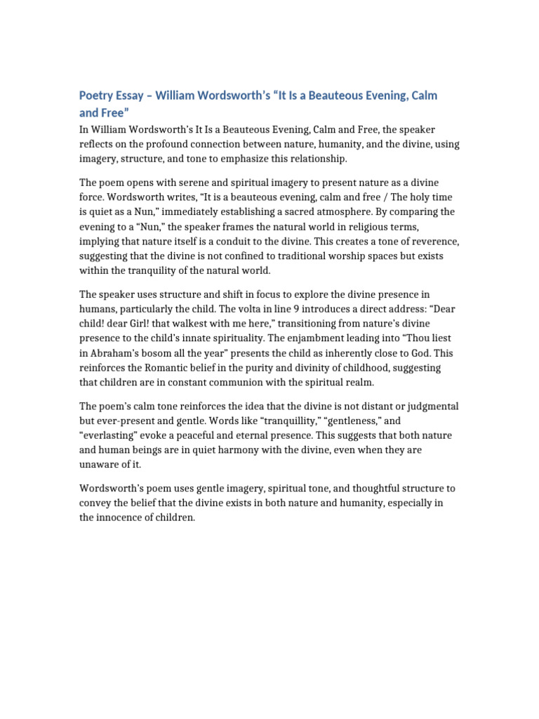 Literature and Poetry Essays | PDF | The Picture Of Dorian Gray