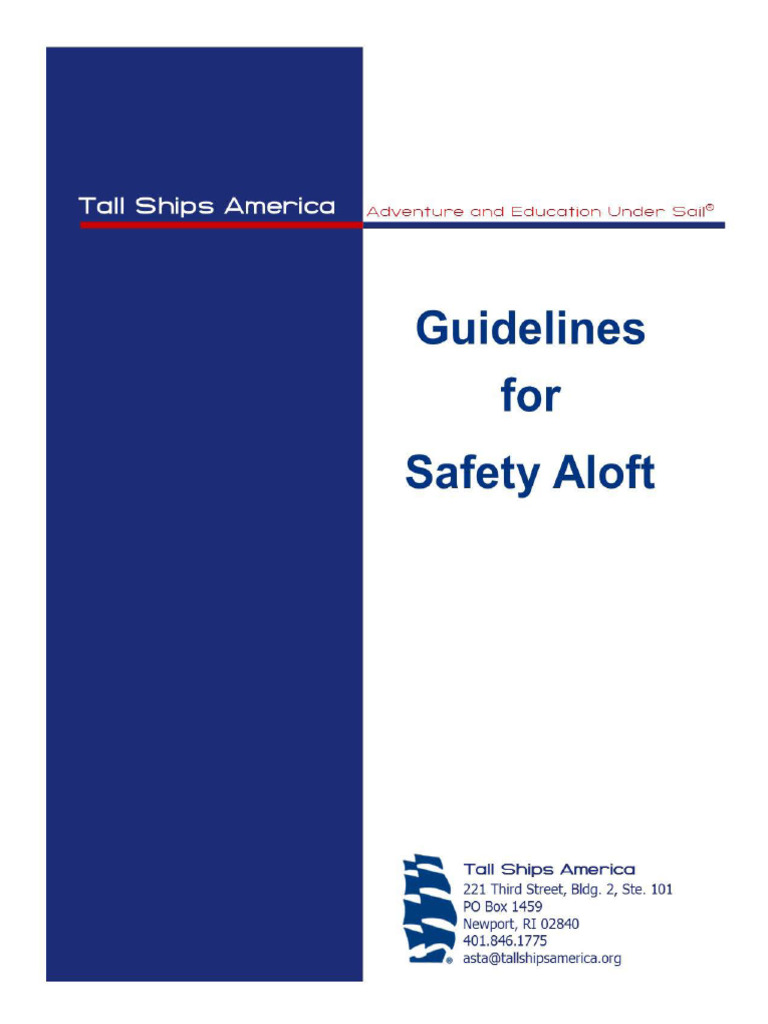 Guidelines For Safety Aloft | PDF