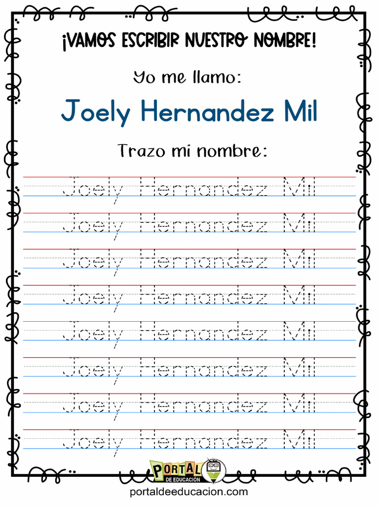 Trazo Mi Nombre | PDF