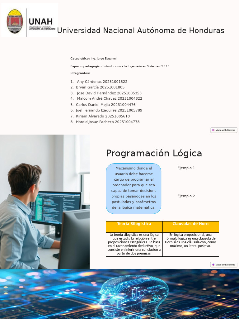 Programacion-Logica --Grupo 4 | PDF | Lógica | Lenguaje de programación