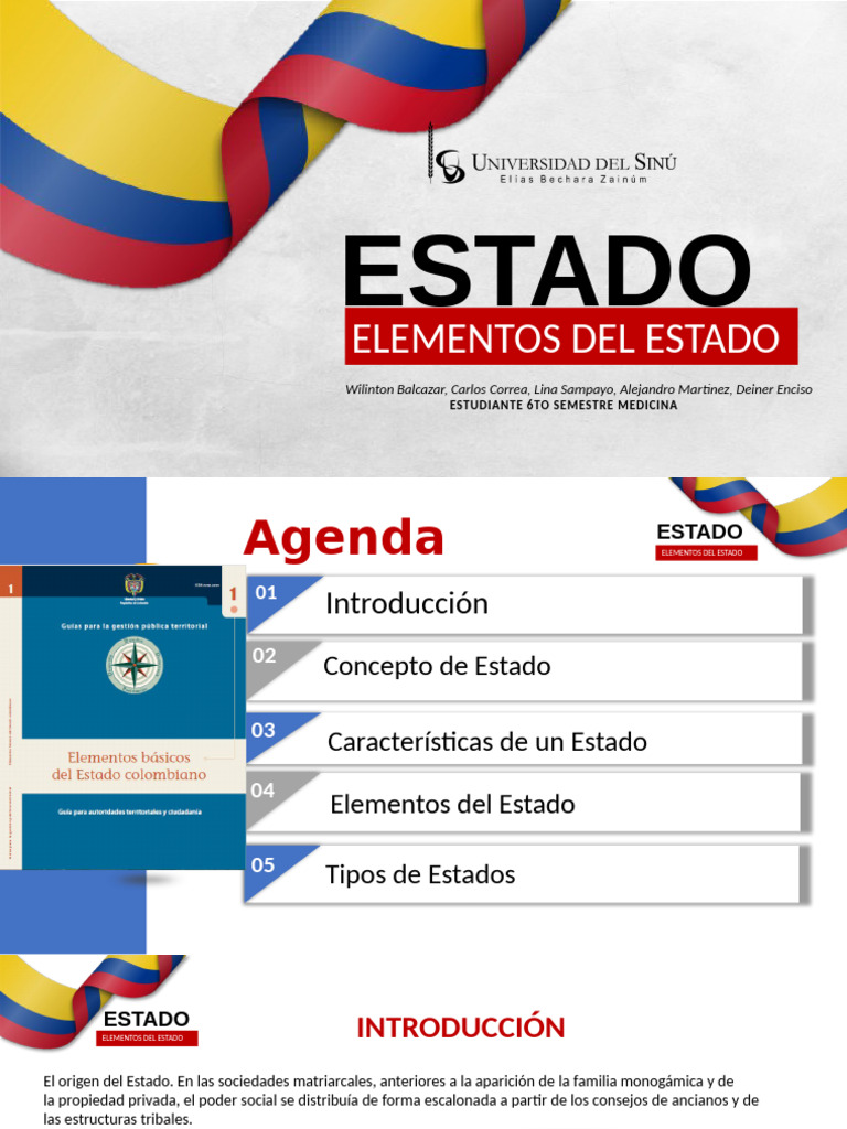 Elementos Del Estado | PDF | Estado (política) | Gobierno