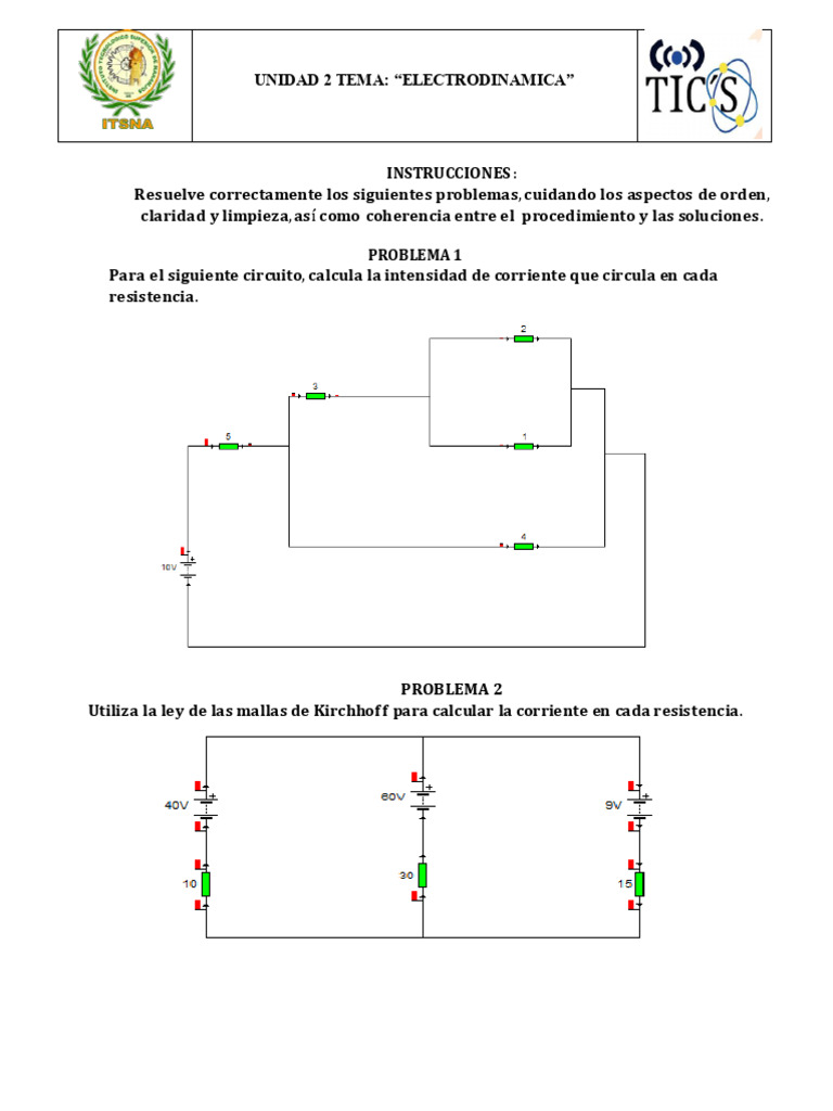 PROBLEMARIO U2Electr. y Magn.2025 | PDF