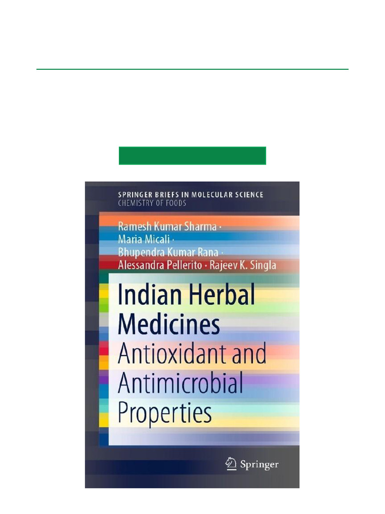 Indian Herbal Medicines Antioxidant and Antimicrobial Properties ...