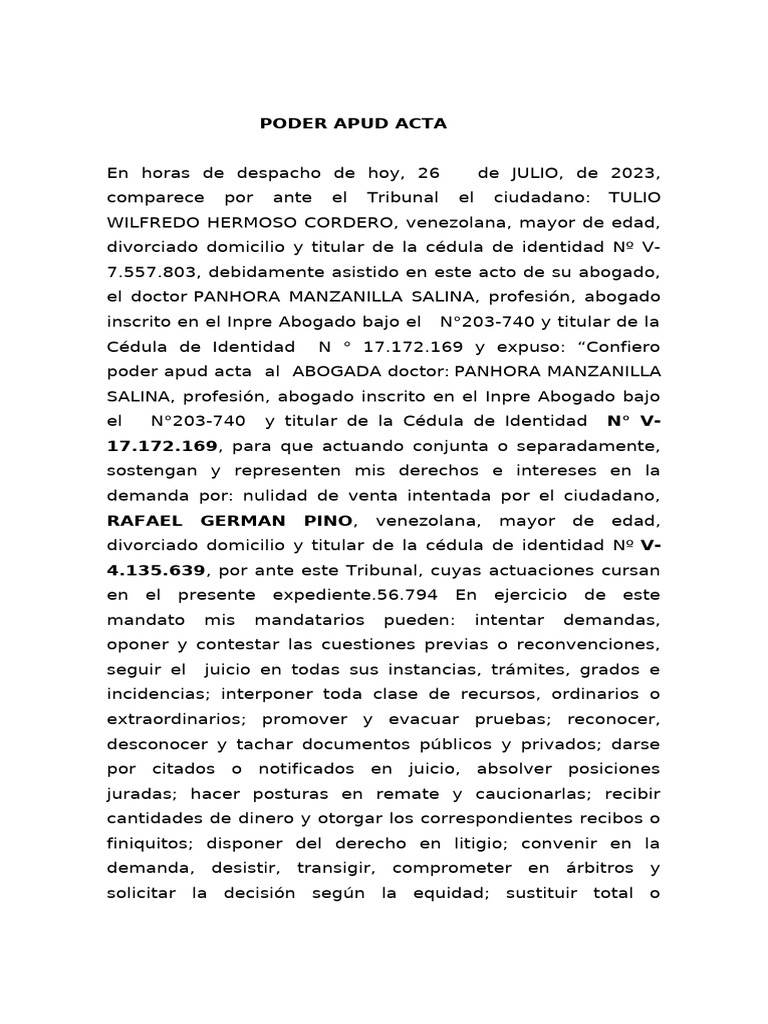 Maritza Poder | PDF | Abogado | Justicia