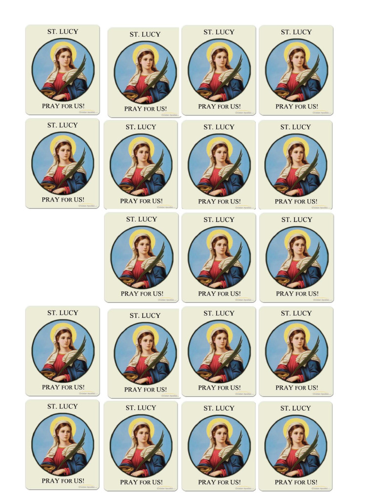 Saint Lucy | PDF