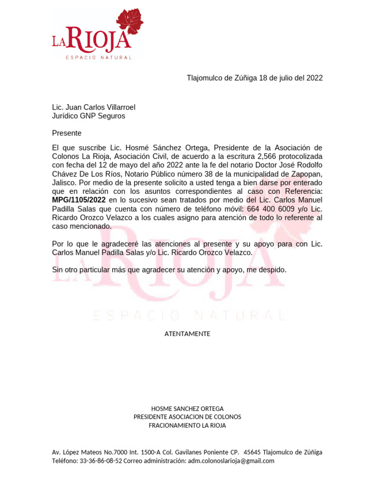Carta GNP | PDF