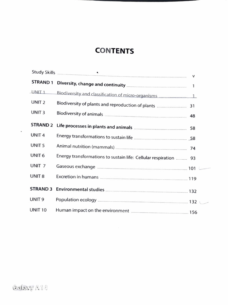 Life Science Grade 11 Study Guide | PDF