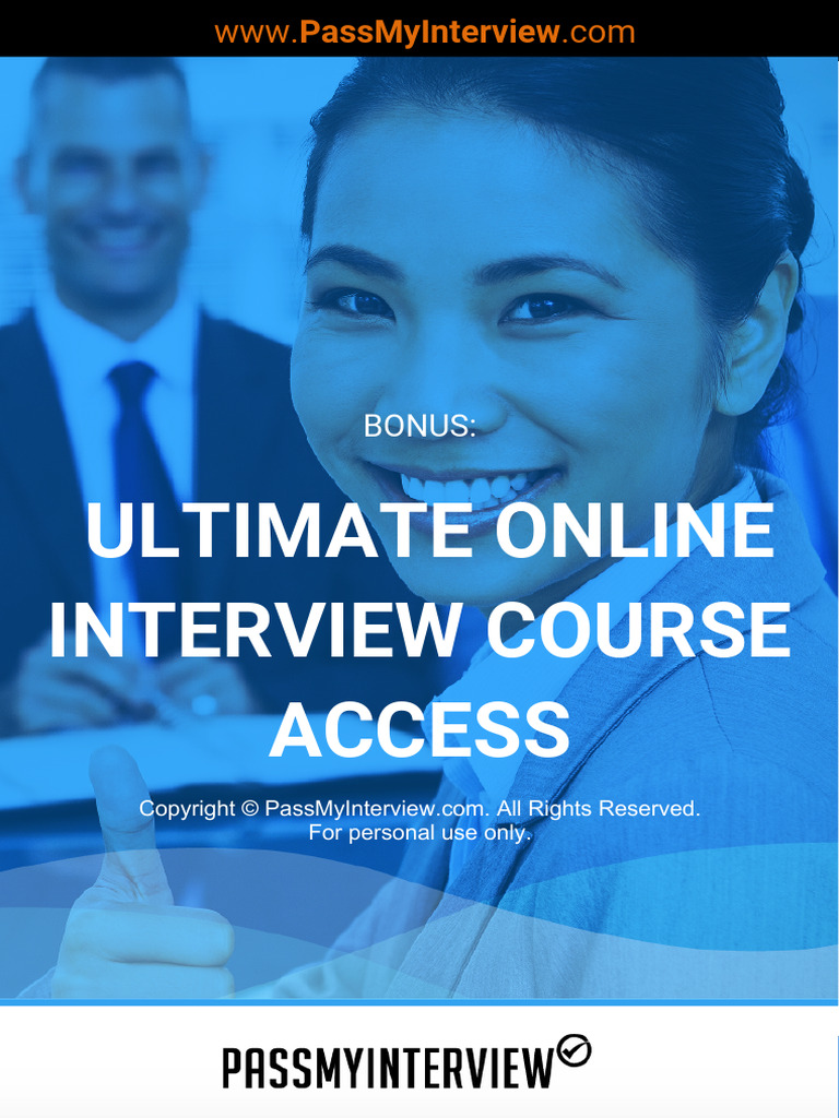 Bonus Online Interview Course Access Instructions - Tracked - User - 075202 1 | PDF | World Wide ...