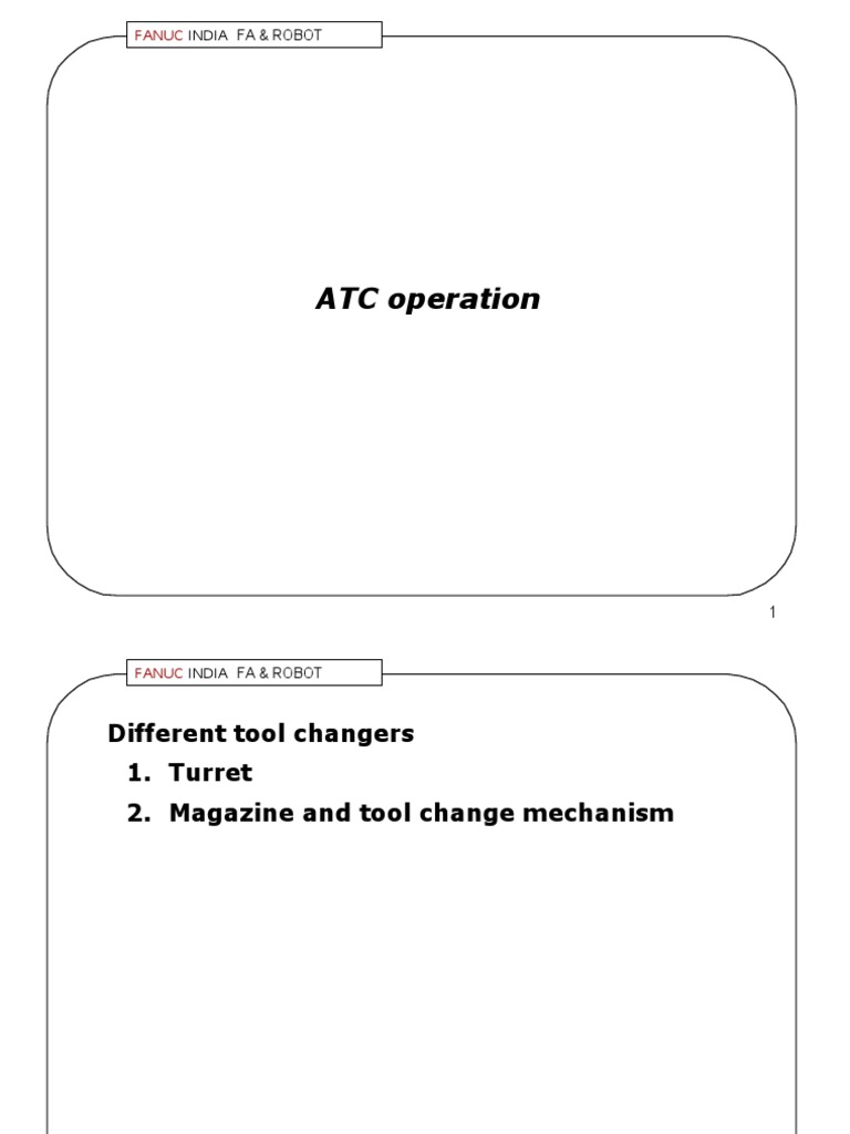 Atc Tool Change | PDF | Byte | Computer Data Storage