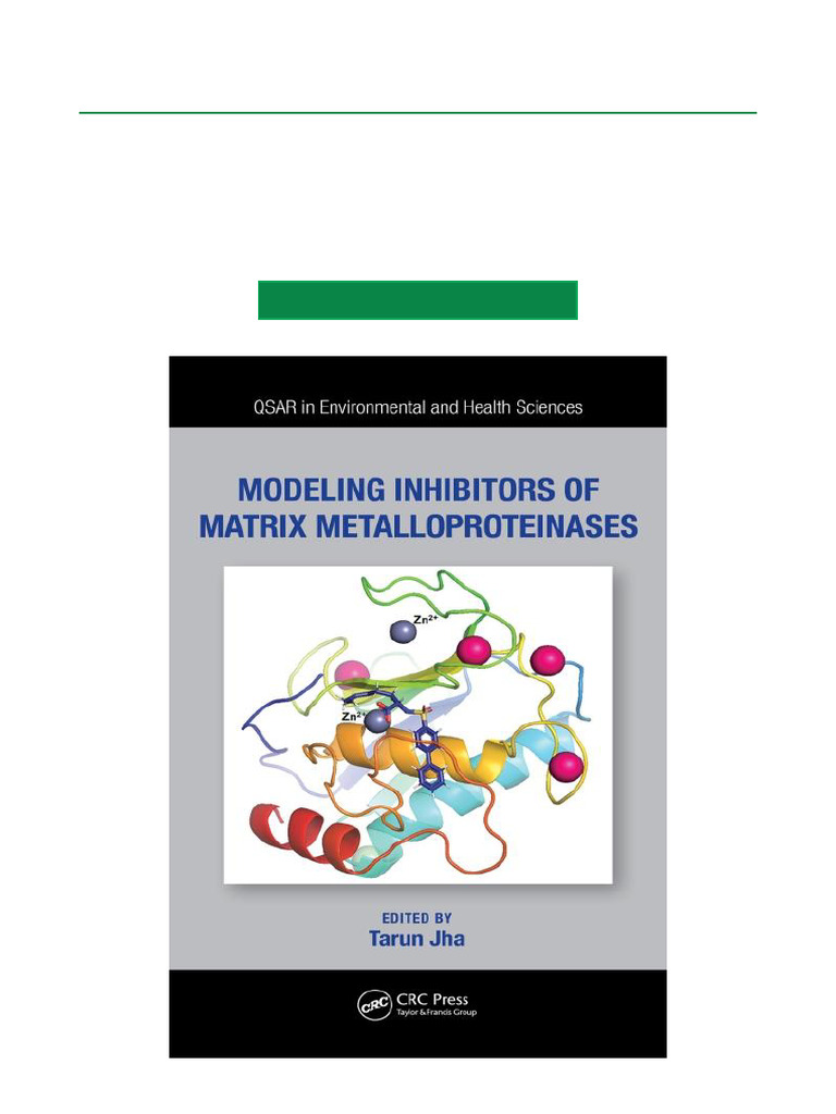 Modeling Inhibitors of Matrix Metalloproteinases 1st Edition Authorized ...