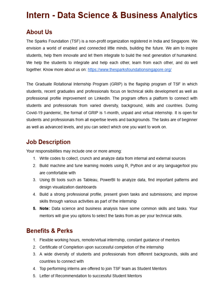 DS and BA - JD - GRIP | PDF