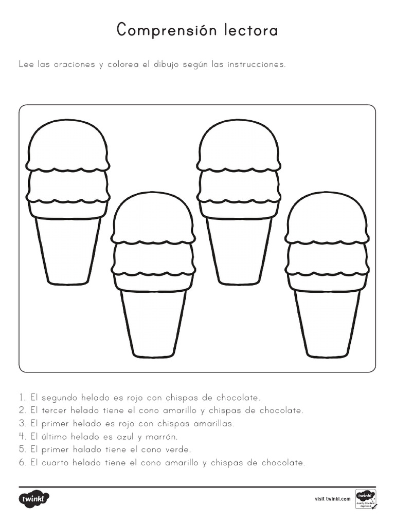 Lecturas para colorear dibujos | PDF