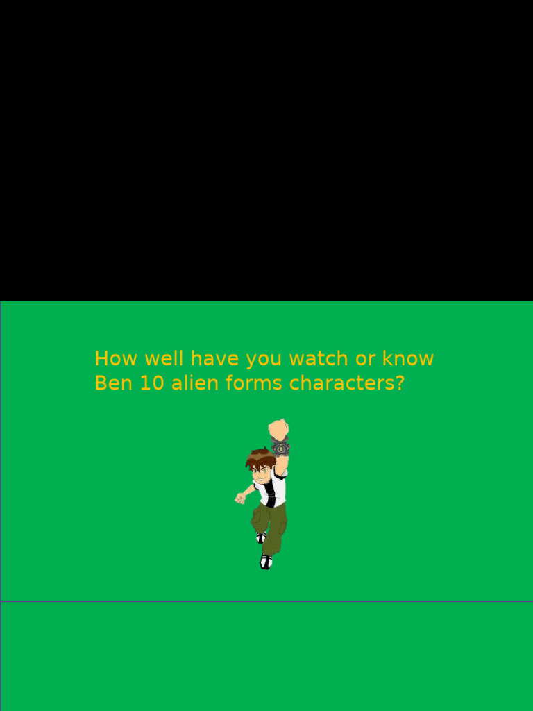 Ben 10 Quiz | PDF