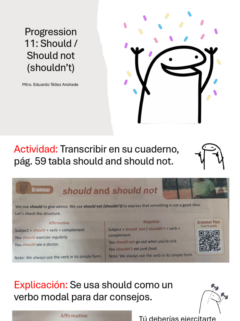 Prog. 11 Should and Should Not | PDF