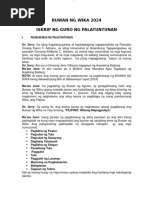 Buwan NG Wika Emcee Script | PDF