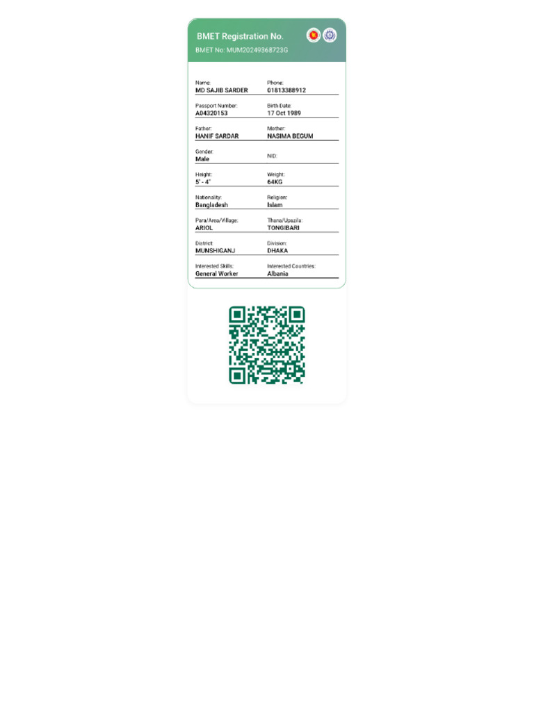 Certificate & Cards | PDF
