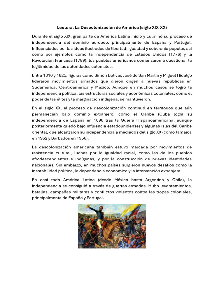 Lectura América | PDF