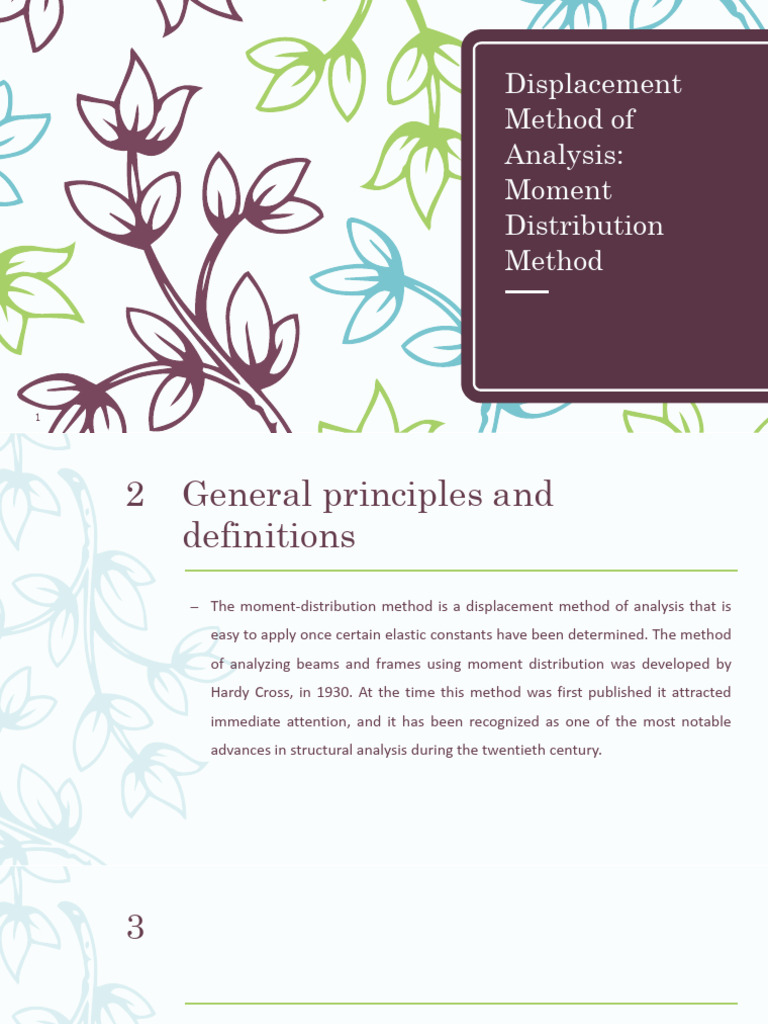 Moment Distribution Method | PDF | Mechanical Engineering | Mechanics