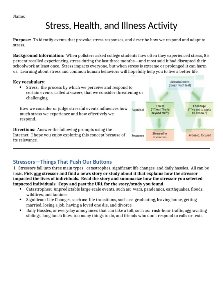 Understanding Stress and Its Effects | PDF | Stress (Biology ...