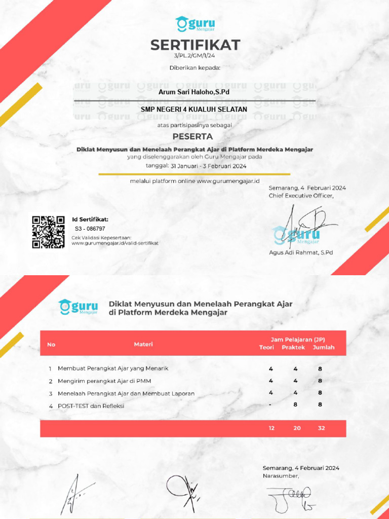 S3 - 086797 - Arum Sari Haloho, S.PD | PDF