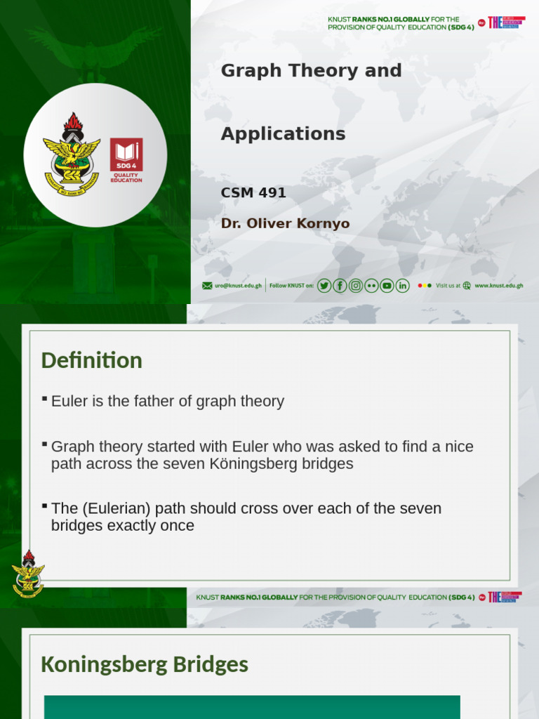 Graph Theory and Applications | PDF | Vertex (Graph Theory ...