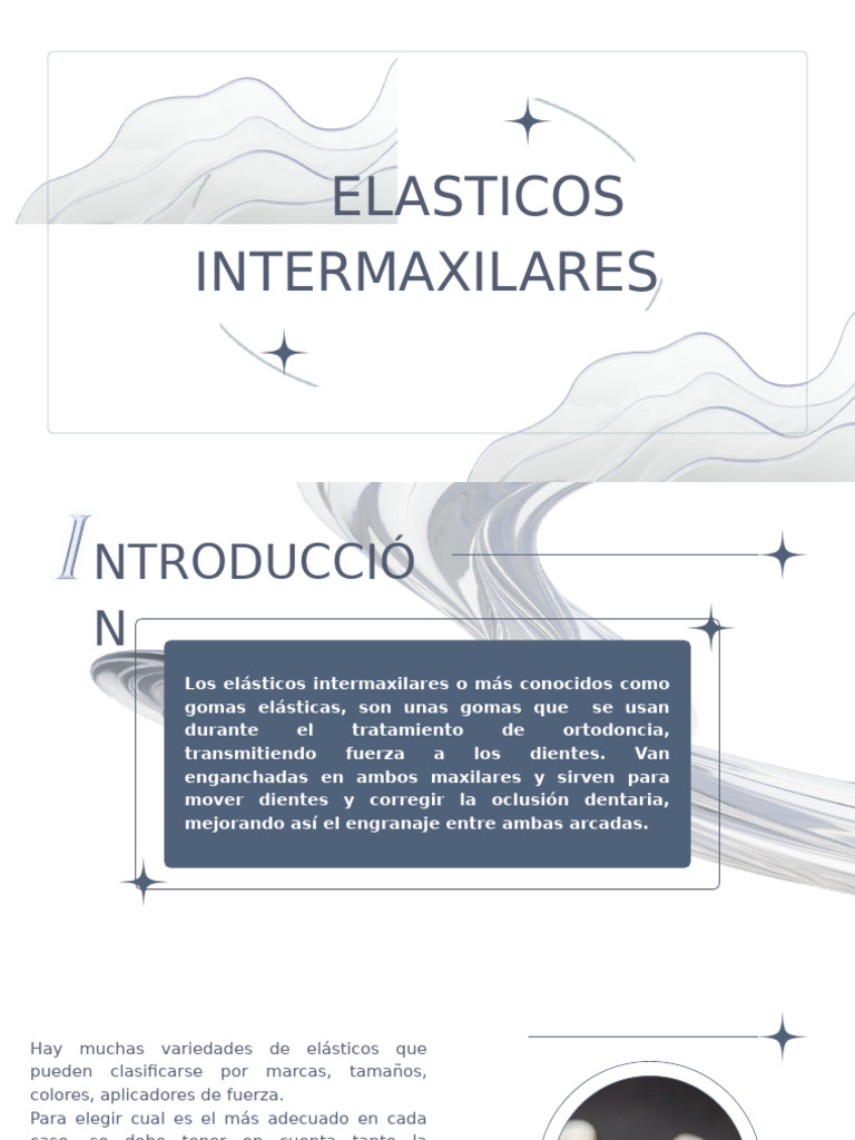 Elasticos | PDF | Ortodoncia | Odontología