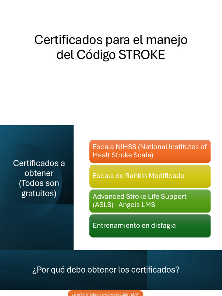 Certificados STROKE (1) | PDF