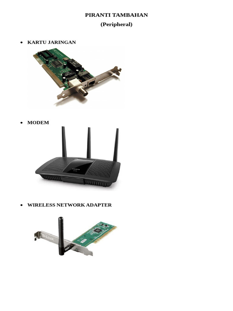 Piranti Tambahan | PDF