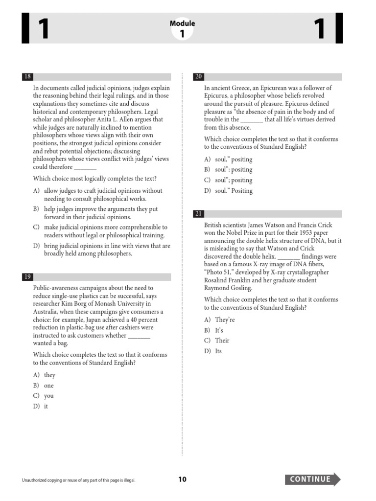 SAT Grammar Combined HW 1 | PDF