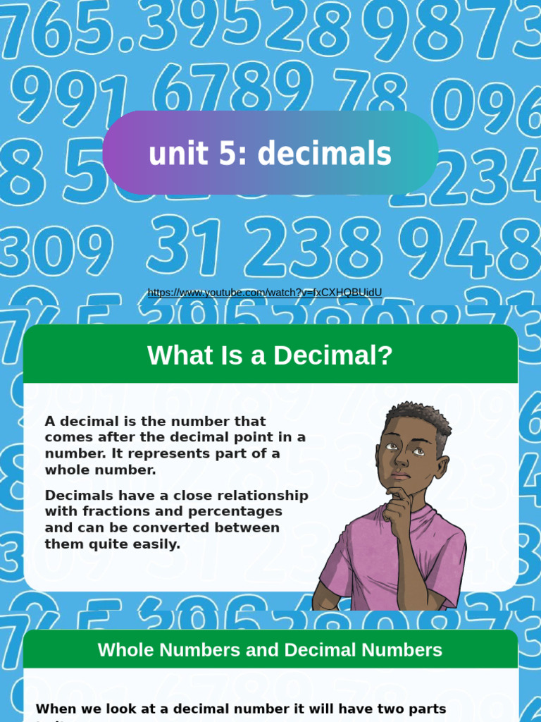 Decimals - Recognising and Writing | PDF