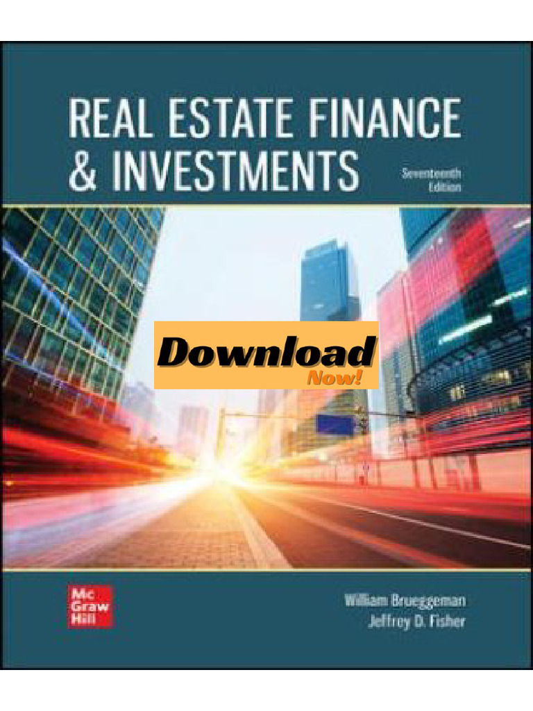 Testbank and Solutions For Real Estate Finance and Investments 17th ...